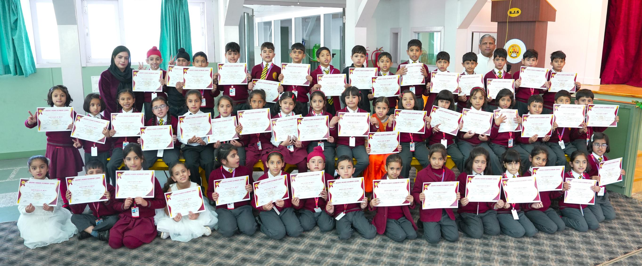 Felicitation Ceremony Pre Primary :: St. Joseph's Higher Secondary School