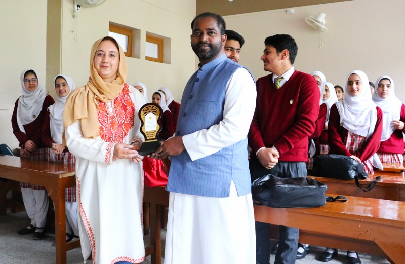 A brilliant ex Josephite came back to SJS after becoming a reputed JKAS ...